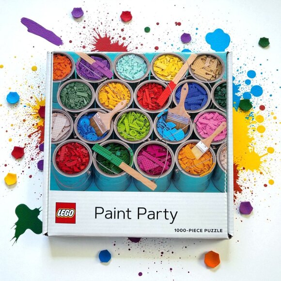 Lego | Toys | Lego Paint Party 00 Piece Jigsaw Puzzle New Sealed | Poshmark